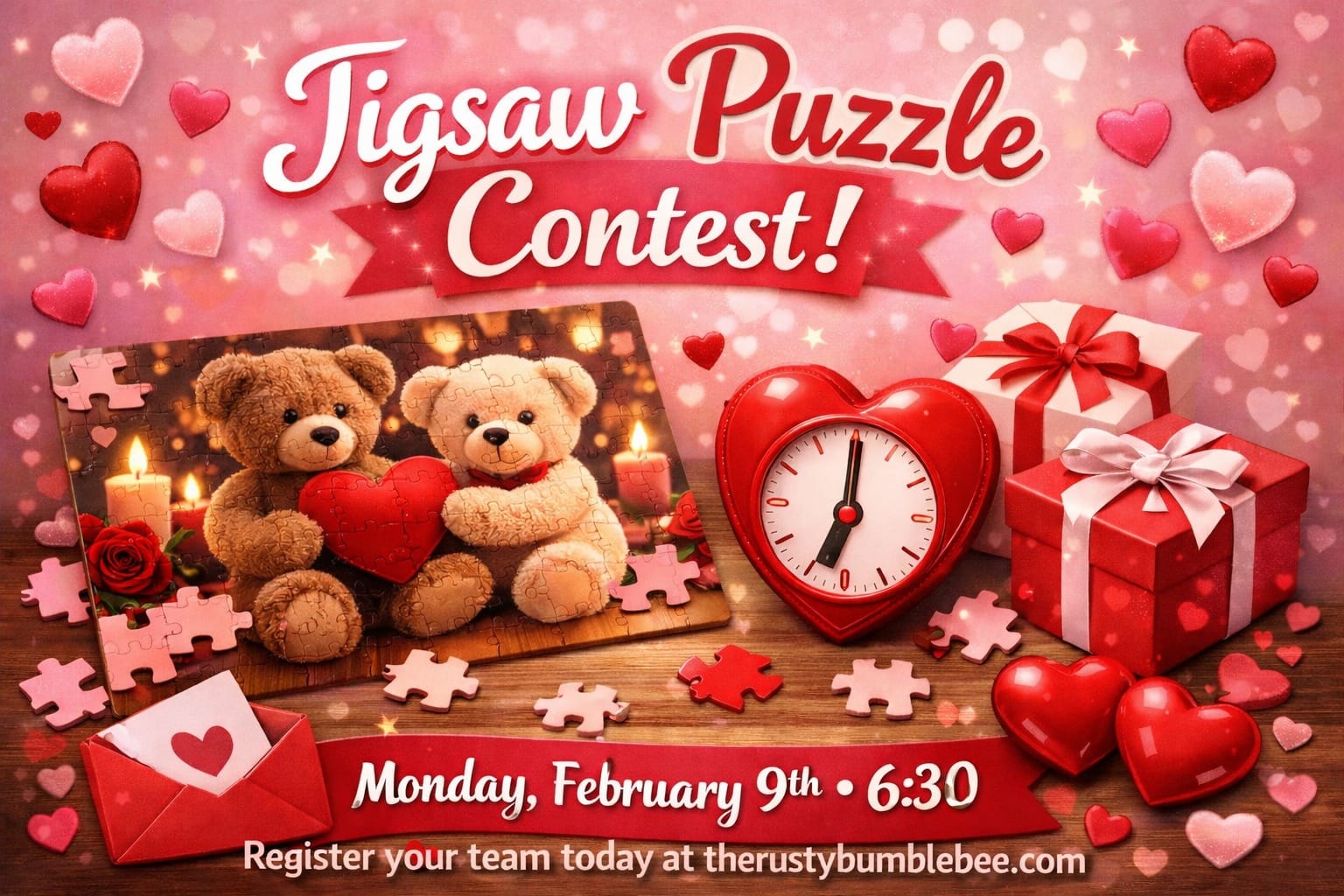 Jigsaw Puzzle Contest - THE RUSTY BUMBLEBEE Craft Bee and More in ...